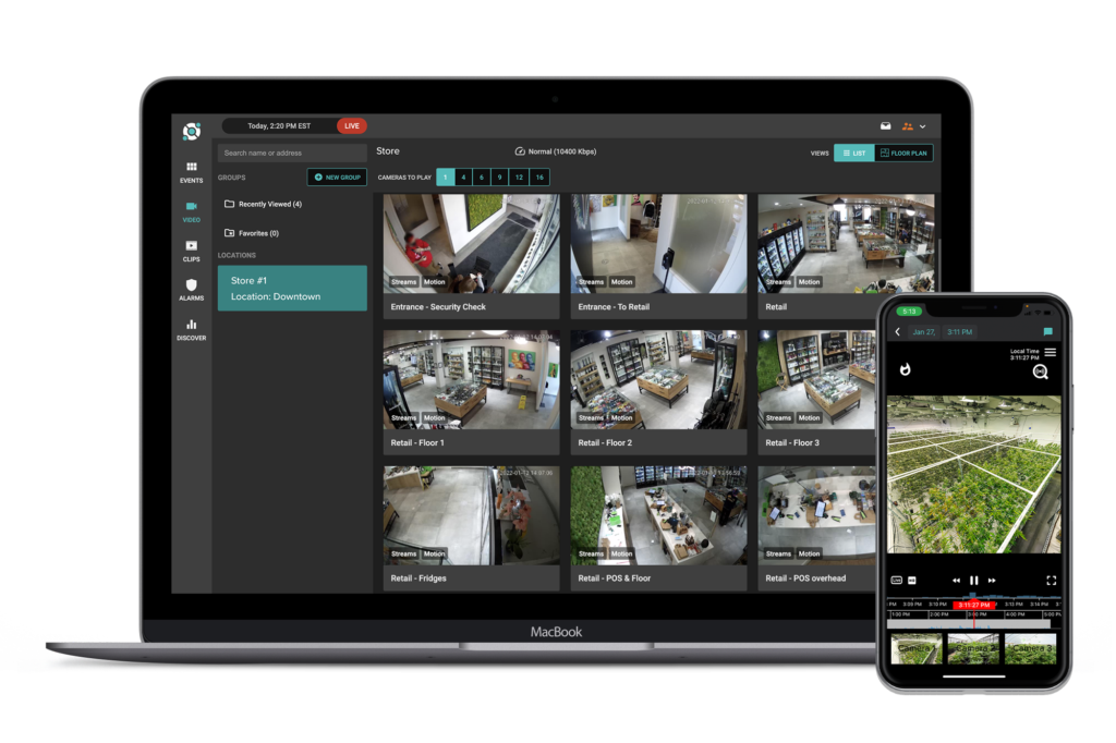 Cannabis Security | Improving security cameras for Cannabis dispensaries.