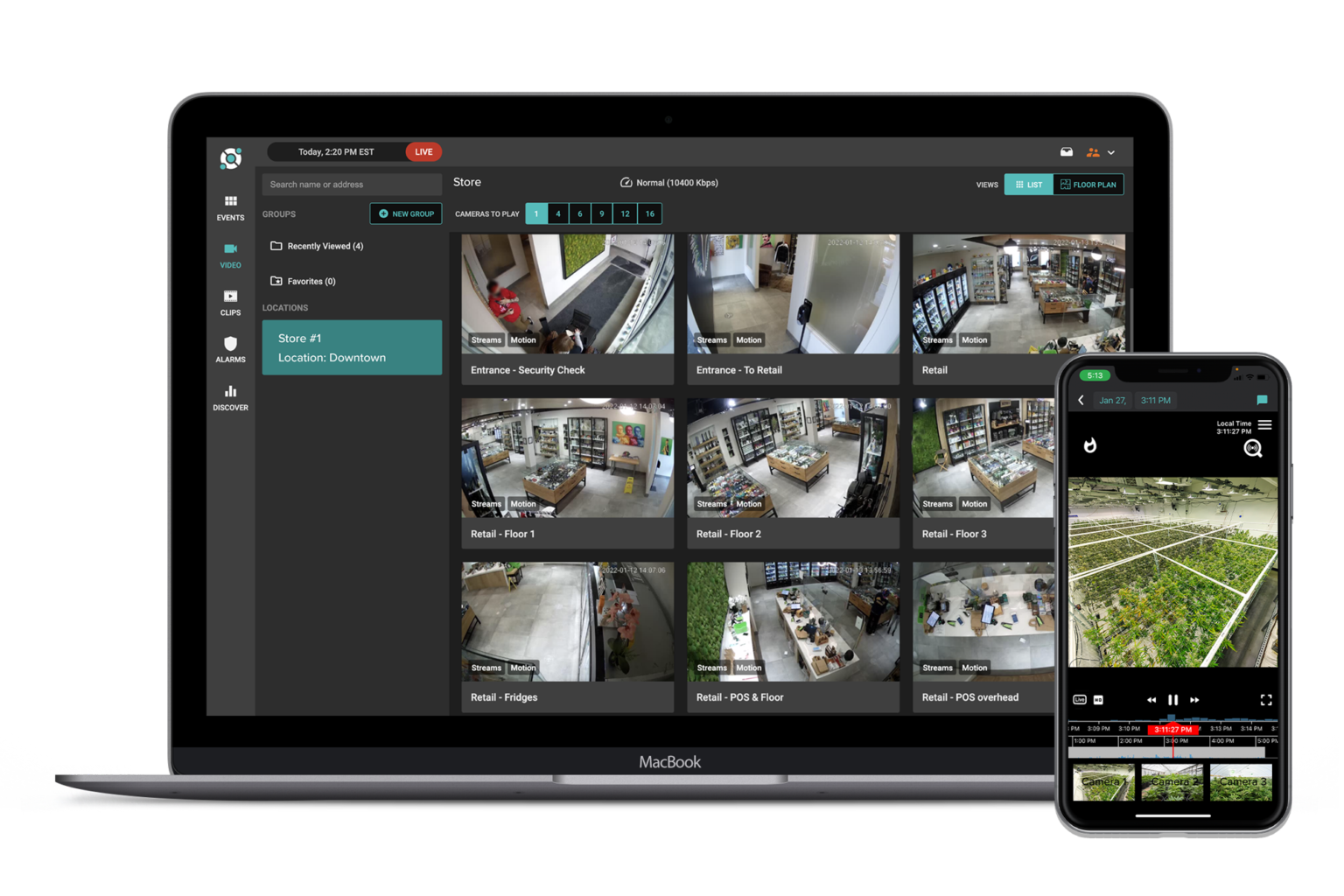 Cannabis Security | Improving security cameras for Cannabis dispensaries.