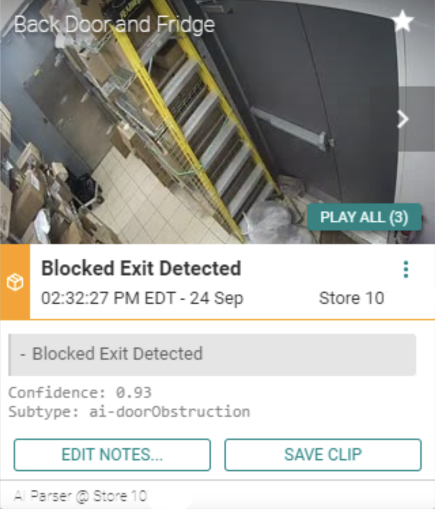 Blocked Exit Detection | Solink